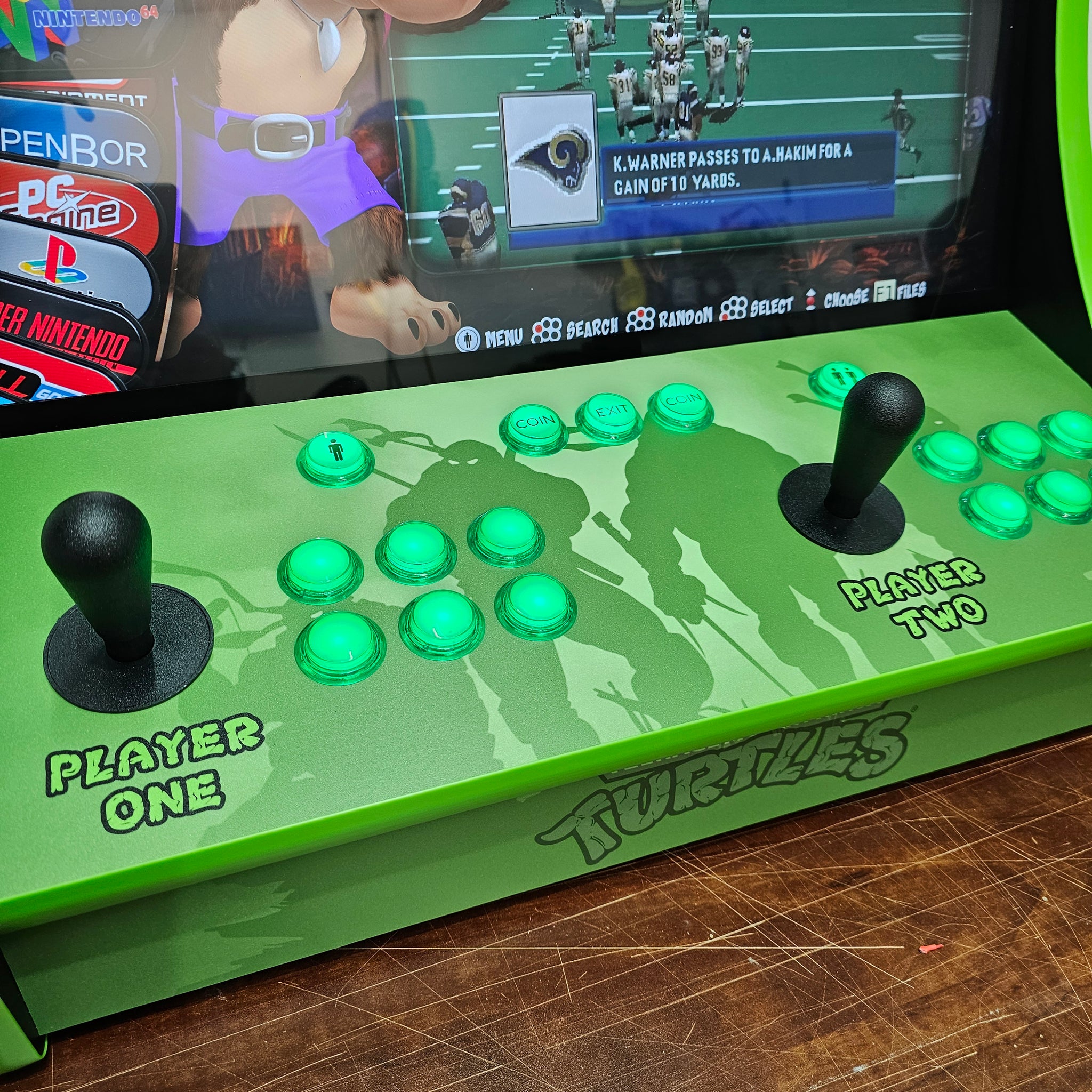 TMNT Bartop Arcade Machine – Quarterless