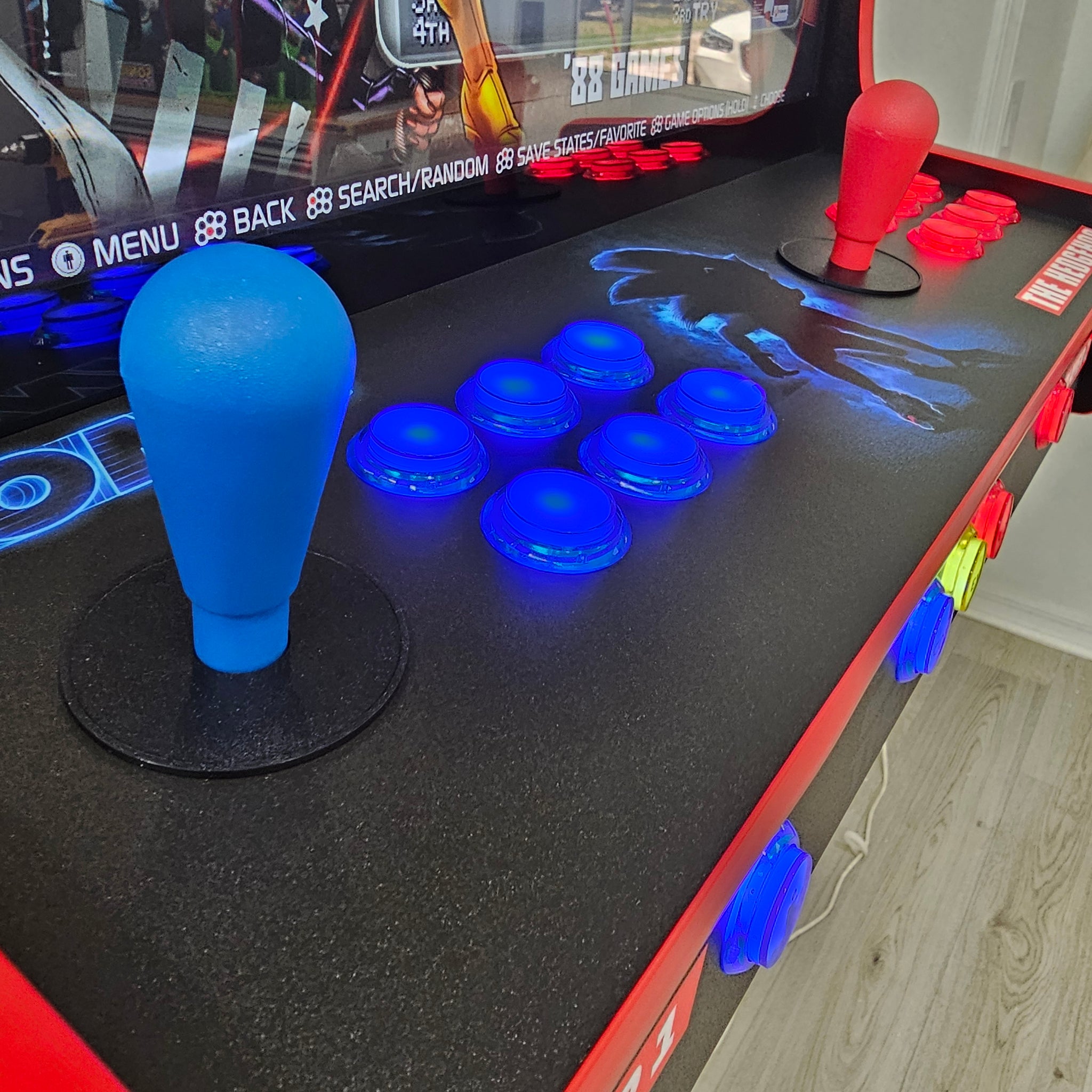 Sonic Themed Wall Mounted Arcade Machine – Quarterless