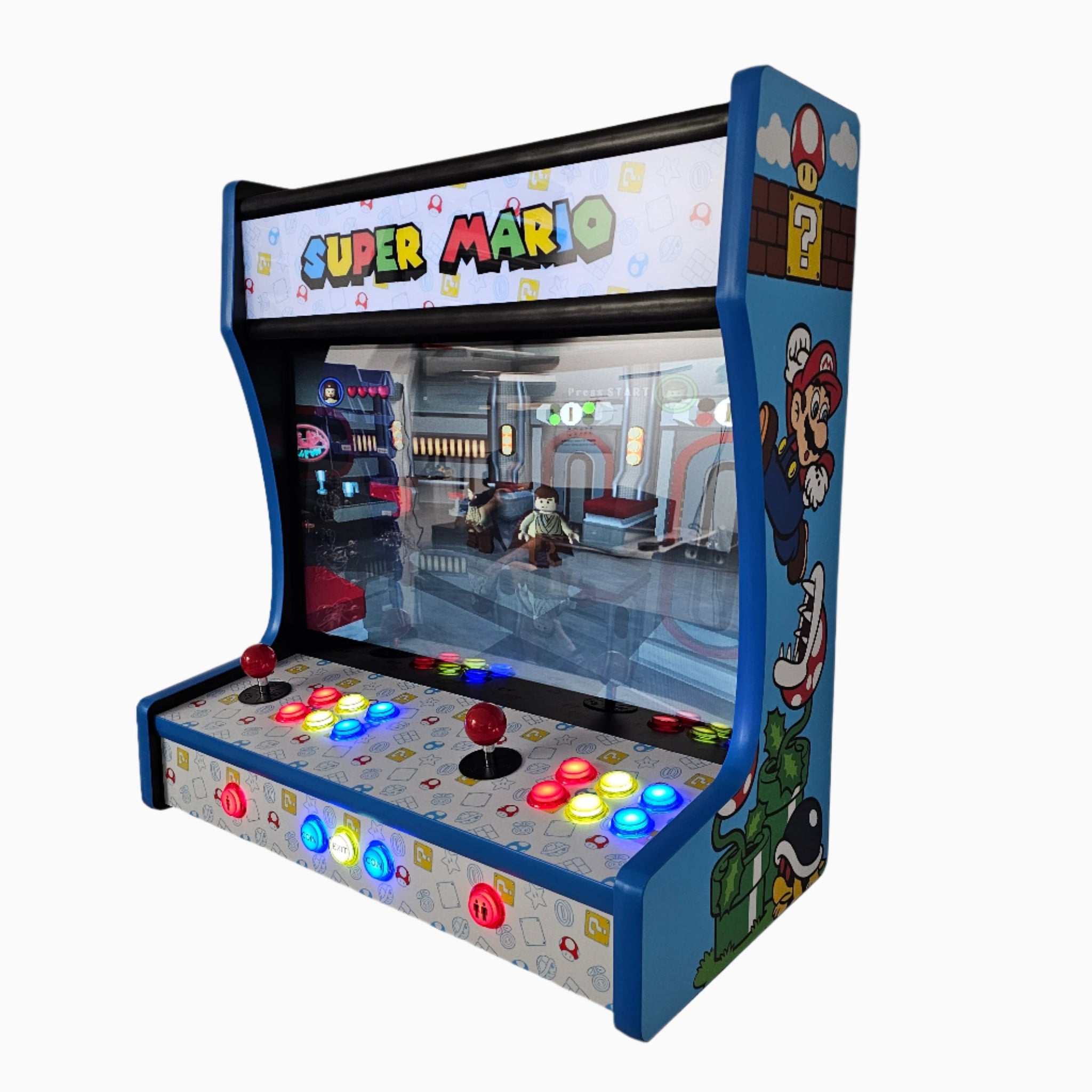 Super Mario Wall Mounted Arcade Machine – Quarterless