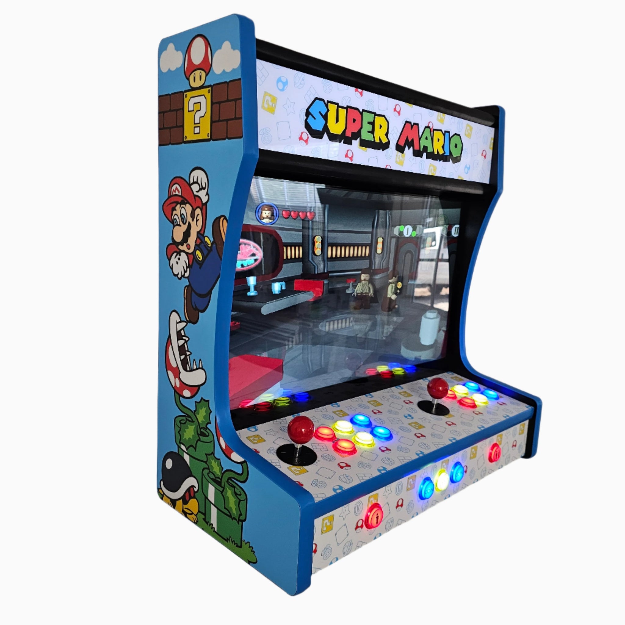 Super Mario Wall Mounted Arcade Machine – Quarterless