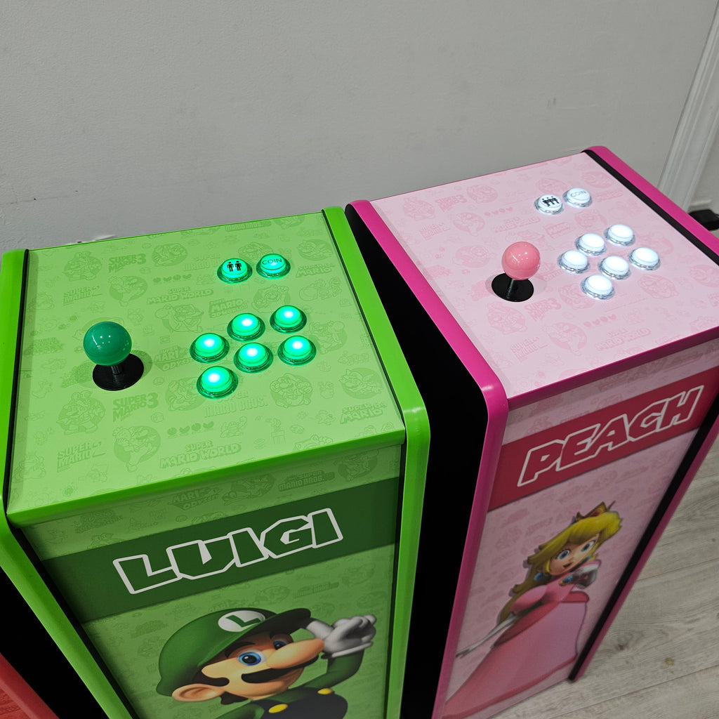 Super Mario Pedestal Arcade Machine – Quarterless