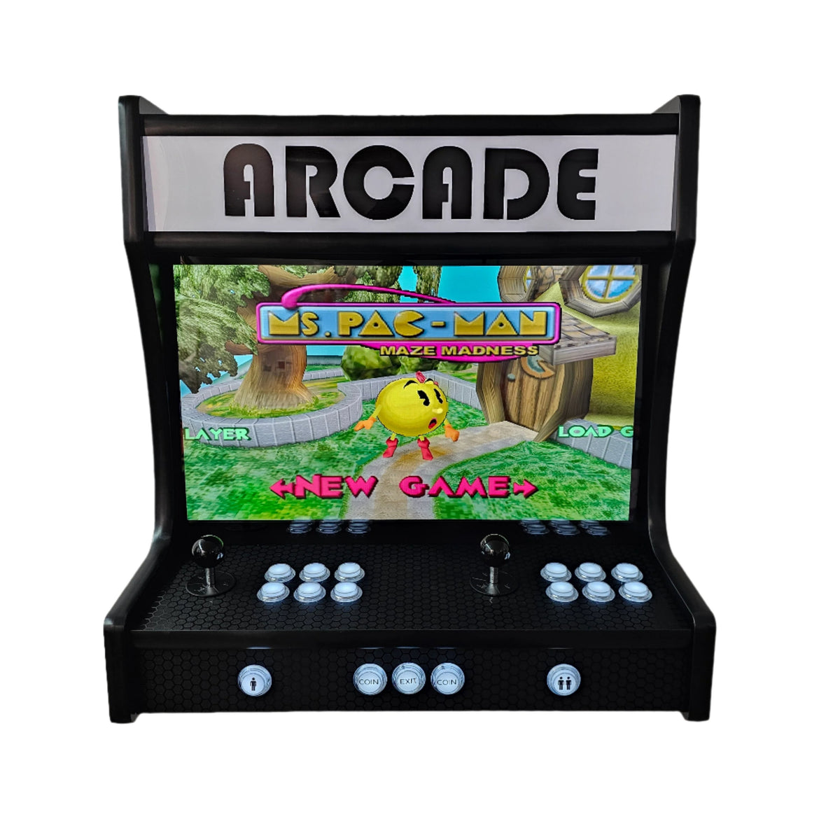 Black Wall Mounted Arcade Machine – Quarterless