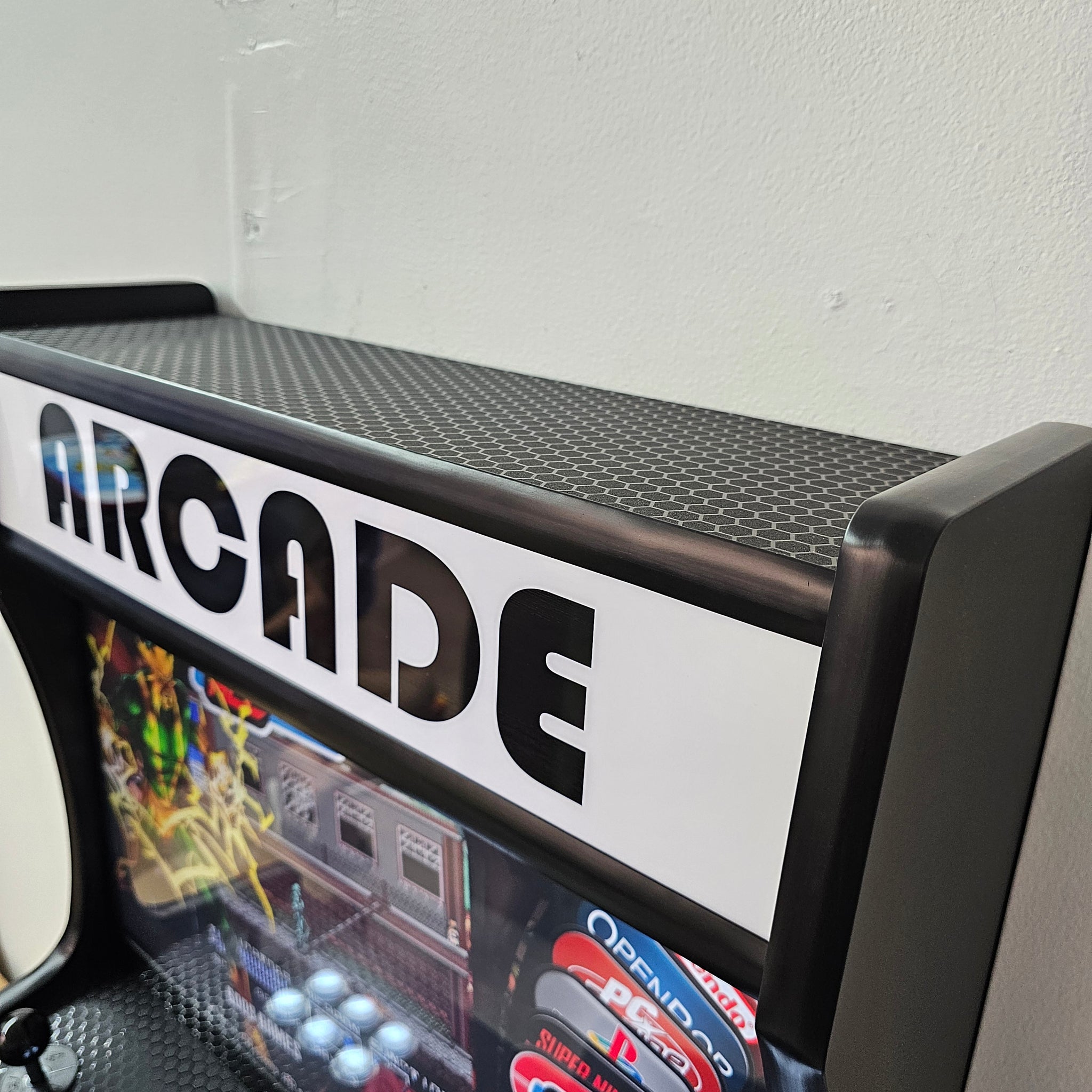 Black Wall Mounted Arcade Machine – Quarterless