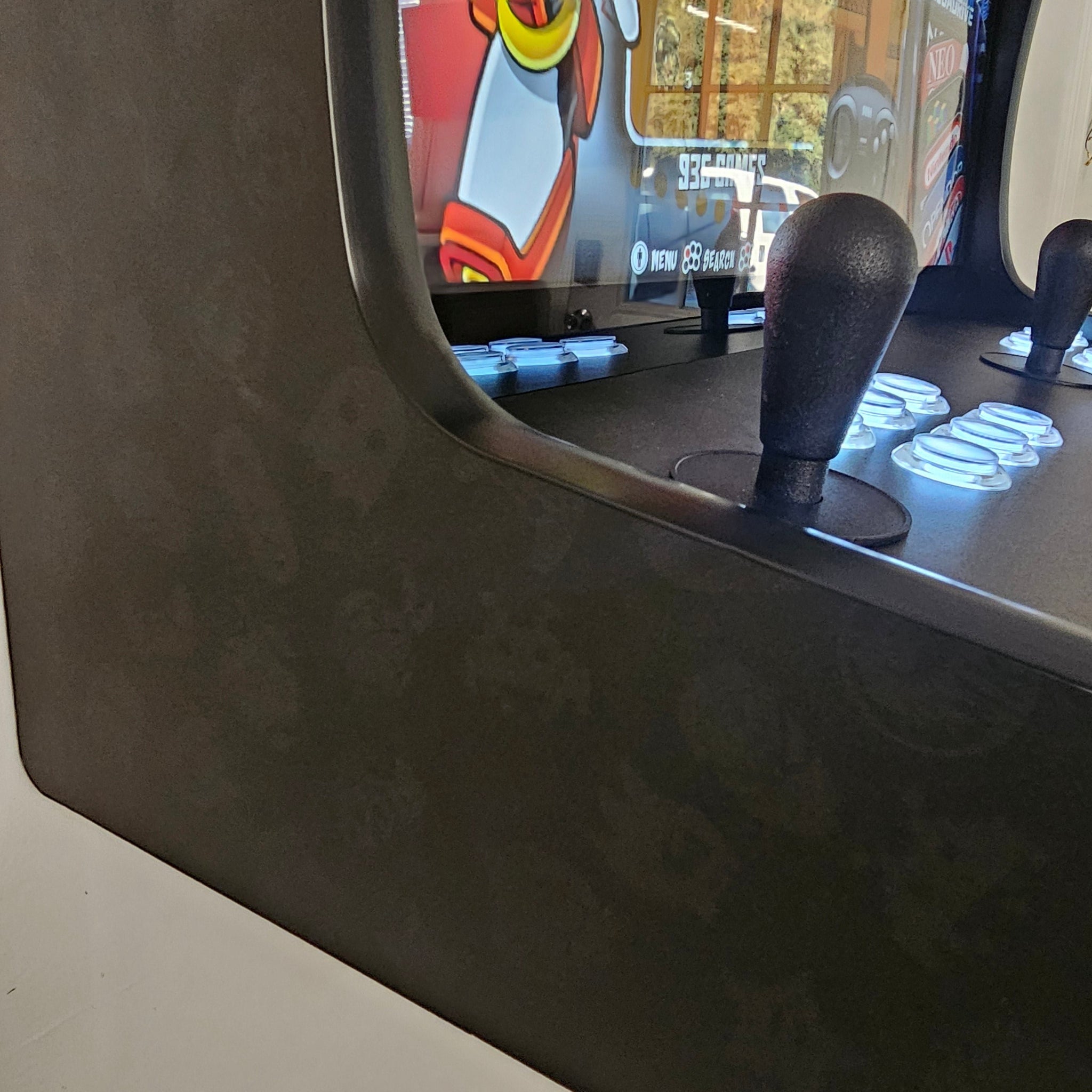 Black Patterned Wall Mounted Arcade Machine – Quarterless