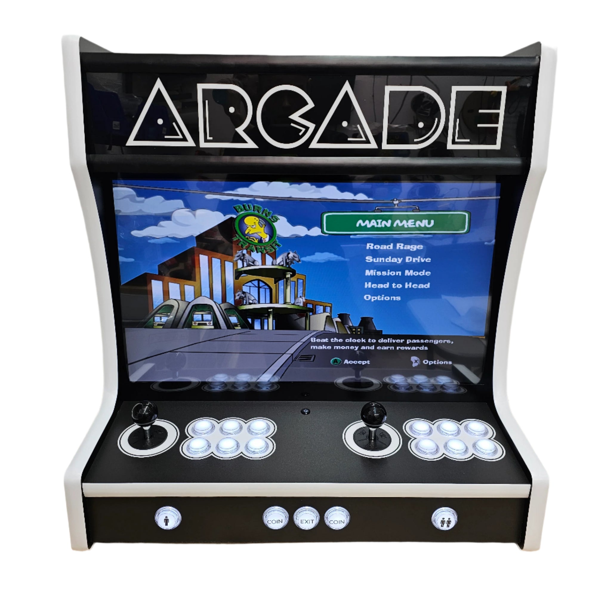 Black Retro Wall Mounted Arcade Machine – Quarterless