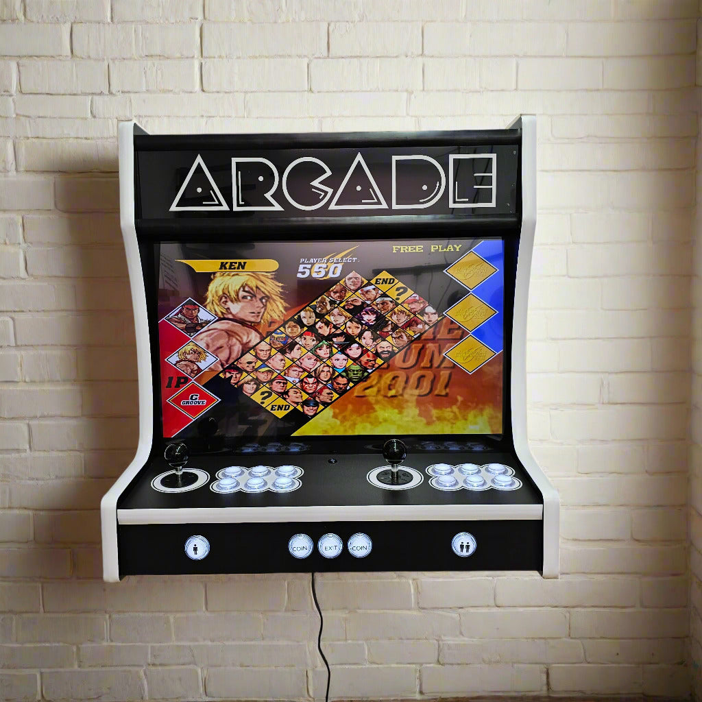 Black Retro Wall Mounted Arcade Machine – Quarterless
