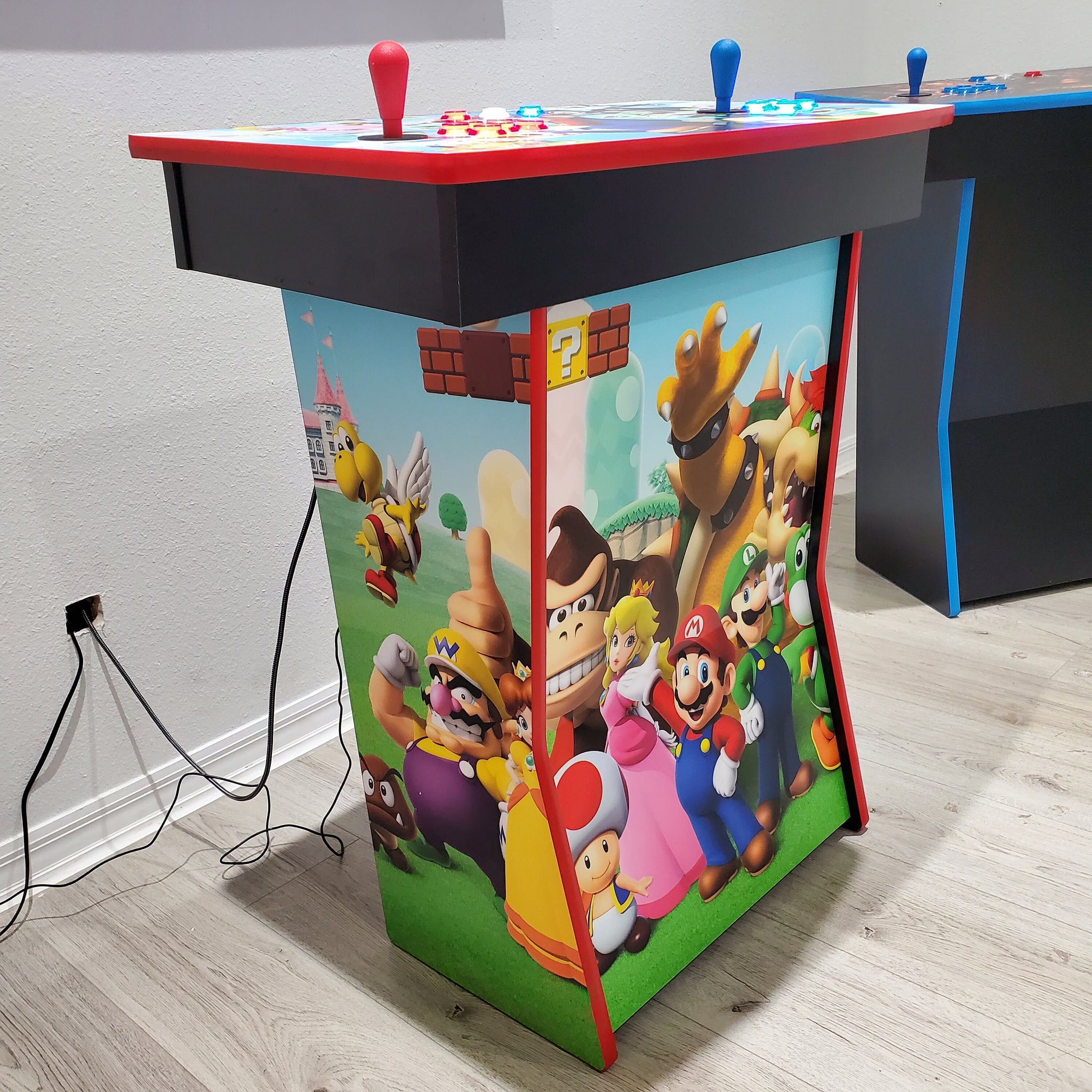 2 Player Mario Bros Pedestal Arcade Machine – Quarterless
