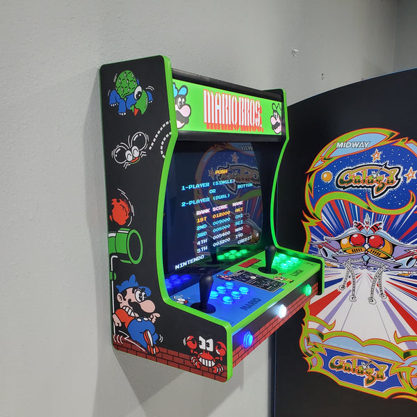 Mario Bros Themed Wall Mountable Arcade Machine – Quarterless