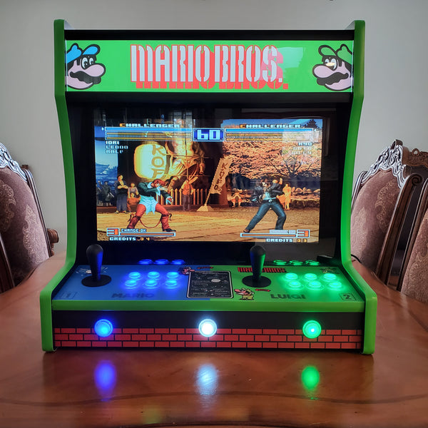 Mario Bros Themed Wall Mountable Arcade Machine – Quarterless