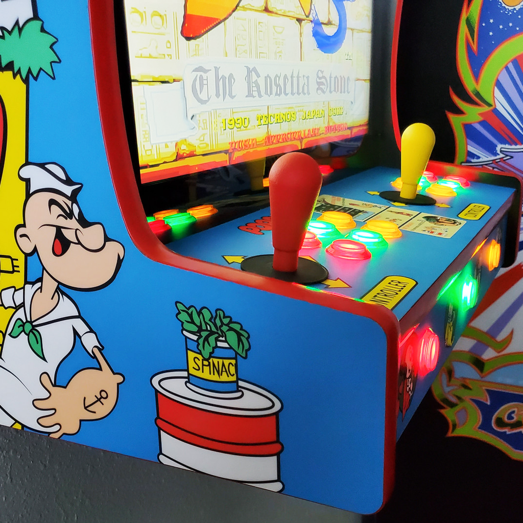 Popeye Themed Wall Mountable Arcade Machine – Quarterless
