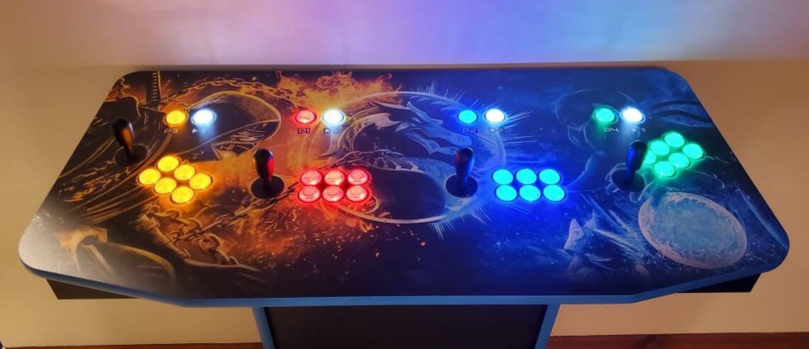 4 Player Arcade Pedestal with 5000 Games – Quarterless